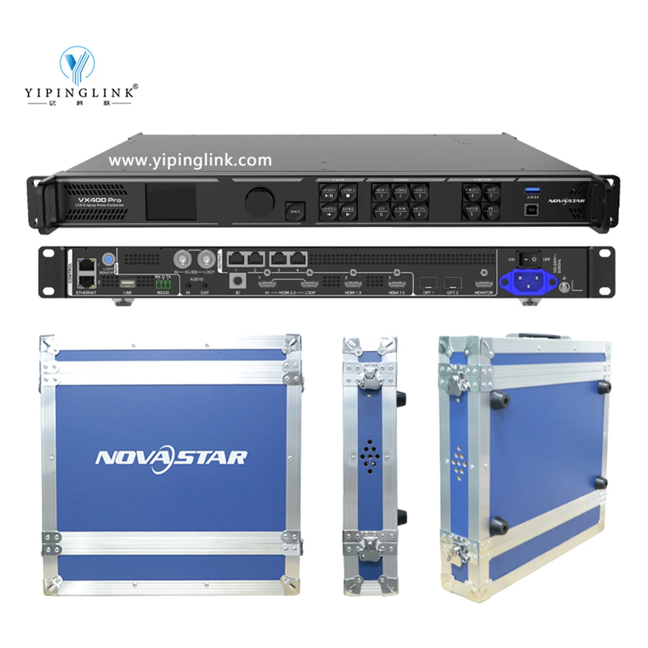 Novastar VX400 Pro All-in-One Controller 4K Video Processor with Flight ...