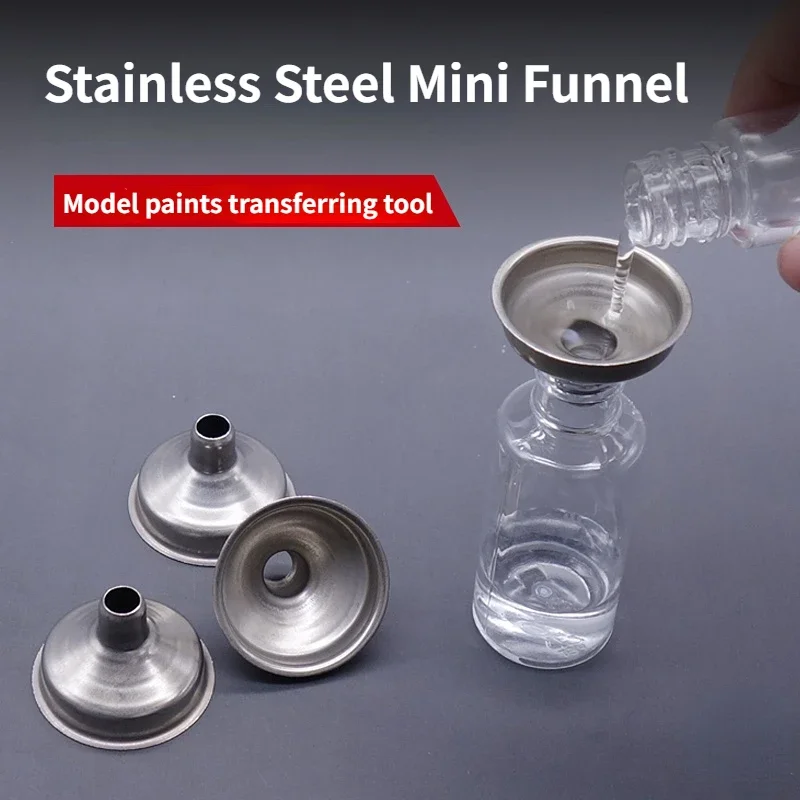 2pcs-lot-Stainless-Steel-Portable-Mini-Funnel-for-Paint-Diluent ...