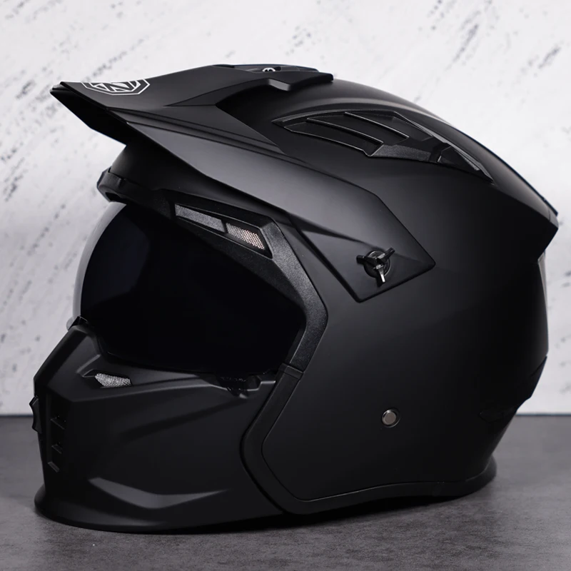 ORZ Motorcycle Riding Helmet Men's and Women's Motorcycle Combination ...