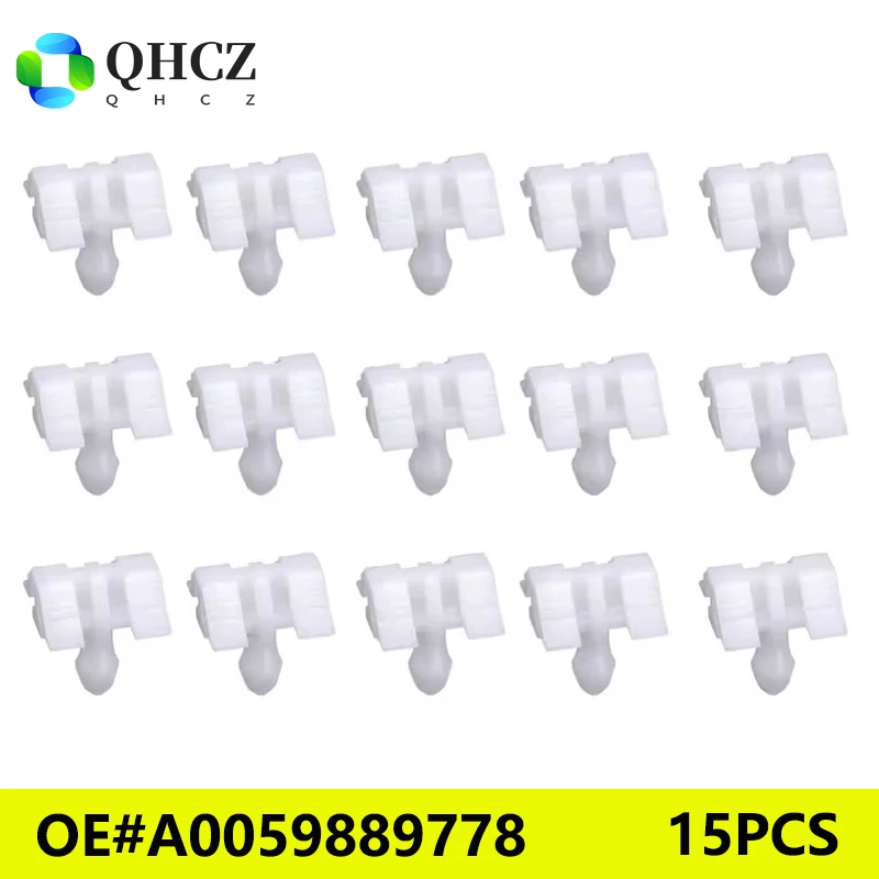 15PCS OE# A0059889778 For Mercedes Trim Moulding Clip Clamp W126 R129 ...