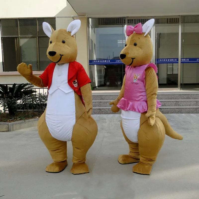 Adult-Lovely-Kangaroo-Mascot-Costume-Custom-Made-Mascot-Fancy-Dress ...