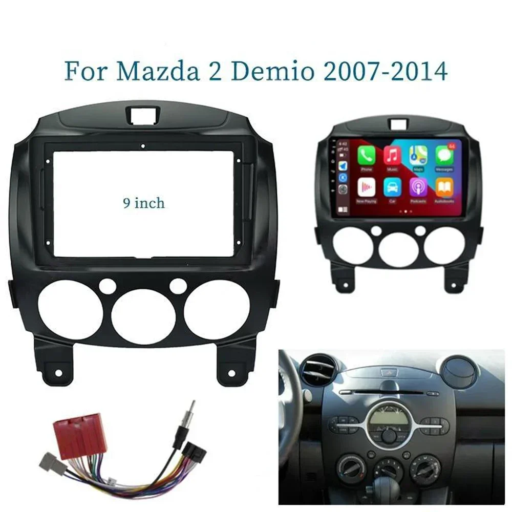 9-Inch-Car-Frame-Fascia-Adapter-For-Mazda-2-Demio-2007-2014-Android ...