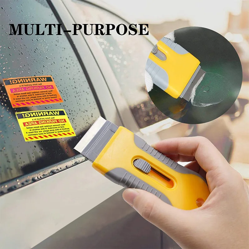 Razor-Blade-Scraper-Plastic-Retractable-Glass-Scraper-Windshield ...
