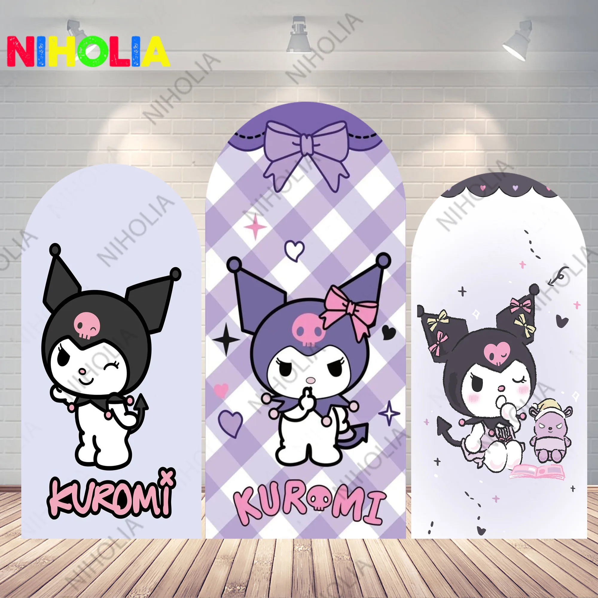 Kuromi-Arch-Covers-Sanrio-Photo-Backdrop-Girls-Birthday-Party ...
