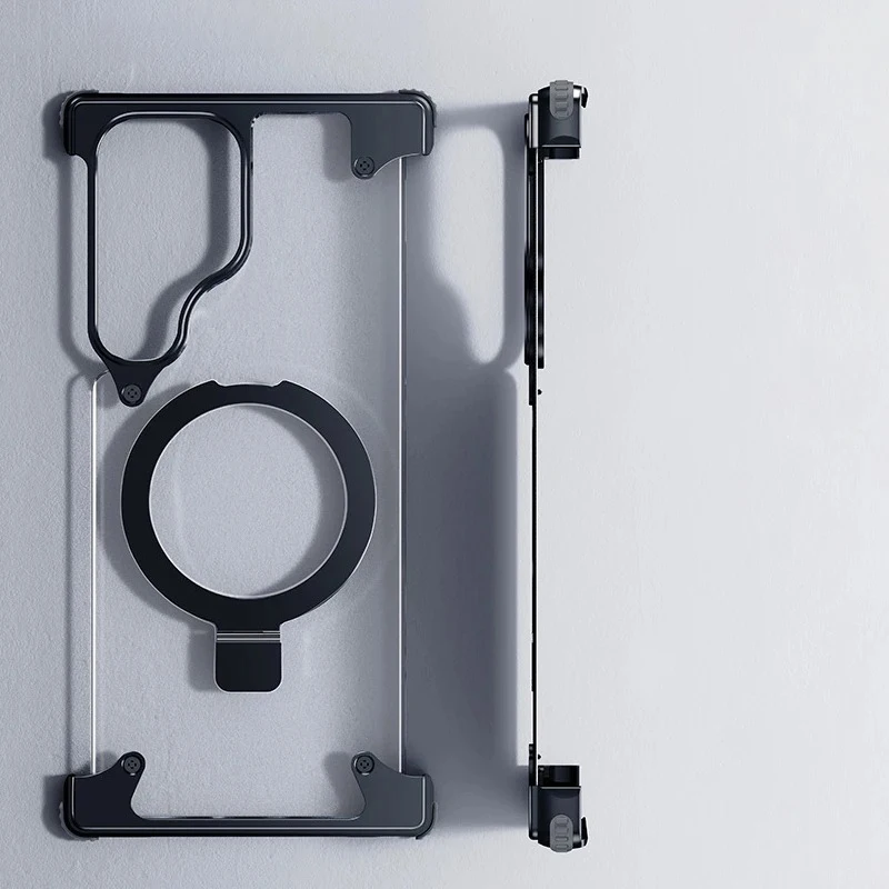 For-Samsung-Galaxy-S24-S23-Ultra-Case-Aluminum-Alloy-Metal-Bumper ...