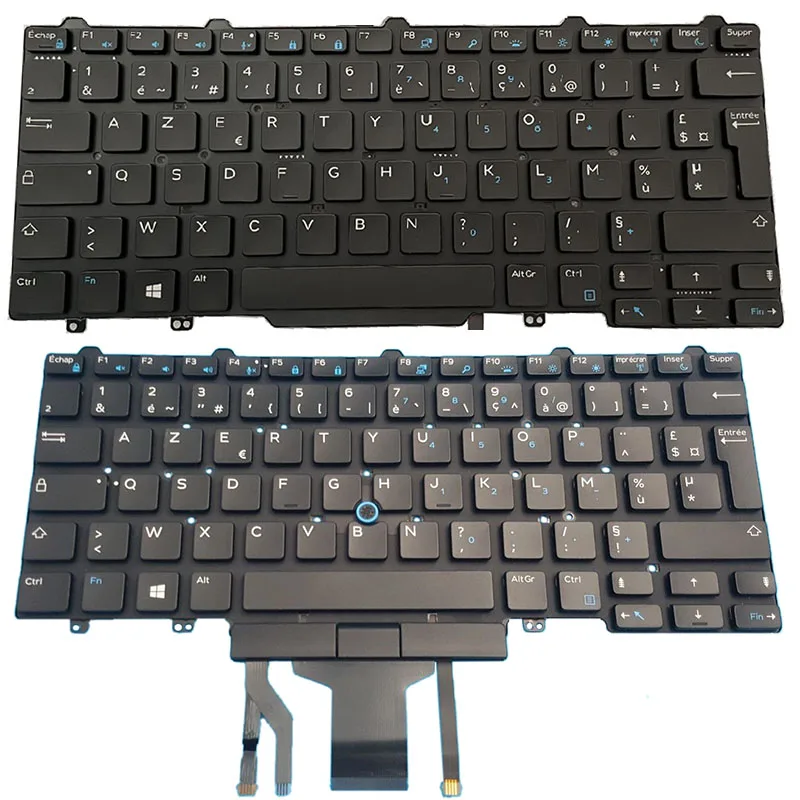 New-AZERTY-French-For-DELL-Latitude-E5490-E7490-E5470-E5480-E7450-E7470 ...
