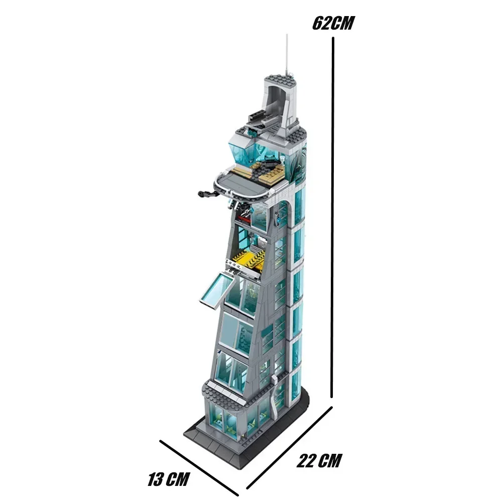 Tony-Avenger-Starks-Tower-IronMans-Heroes-Armour-Hall-Robot-Model ...