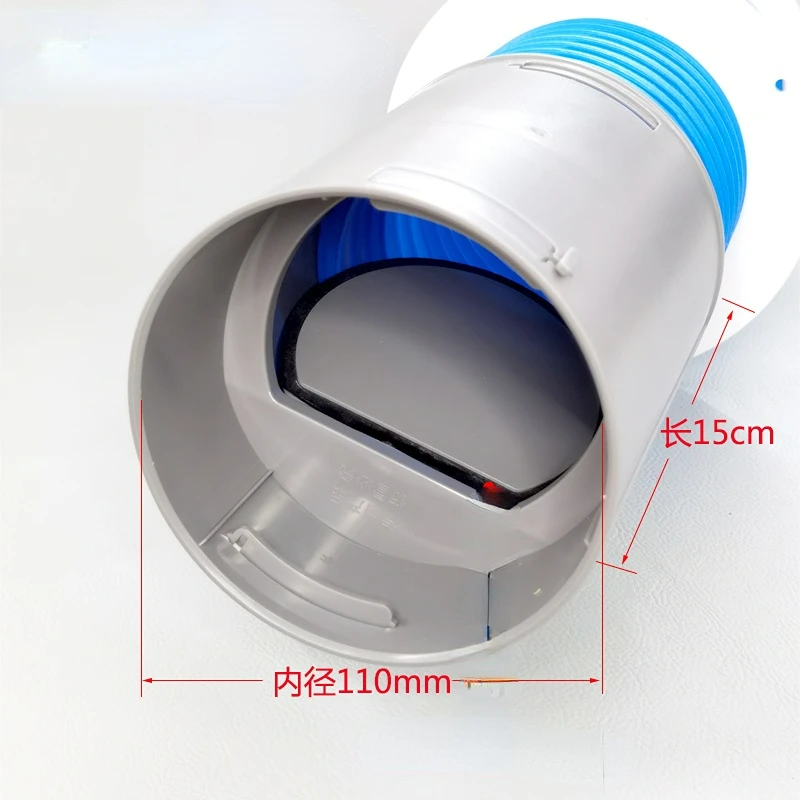 110 160 Pipe Check Valve Flue Smoke Exhauster Check Valve Flue Check Valve