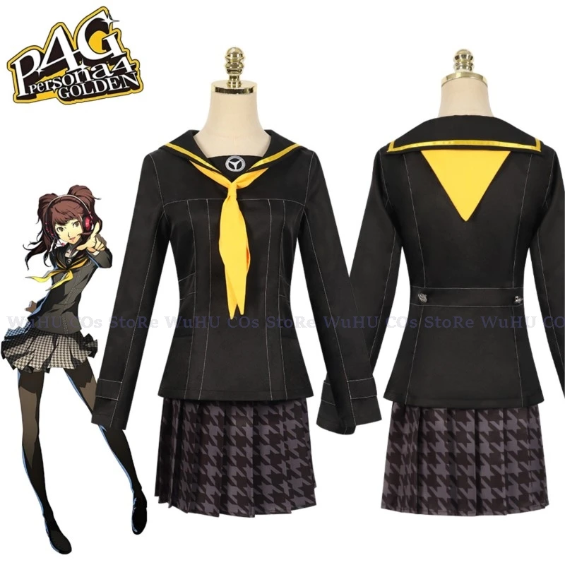 Game-Kujikawa-Rise-Cosplay-Wig-Persona-4-Golden-JK-Uniforms-Wig-Women-s ...
