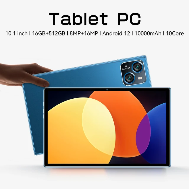 Android Tablet Pad 6 Pro 10 Inch HD 16G+512GB Global Tablette ...