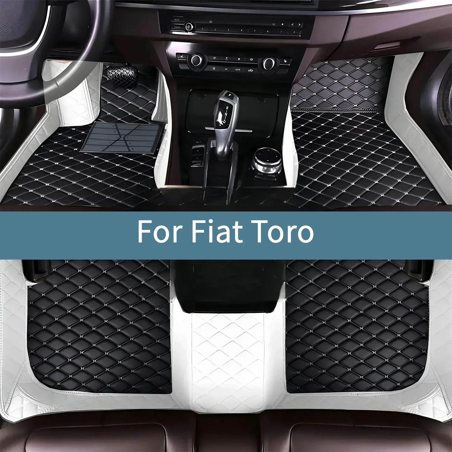 Car Floor Mats For Fiat Toro 2022 2023 2024 2025 2026 Waterproof Full ...