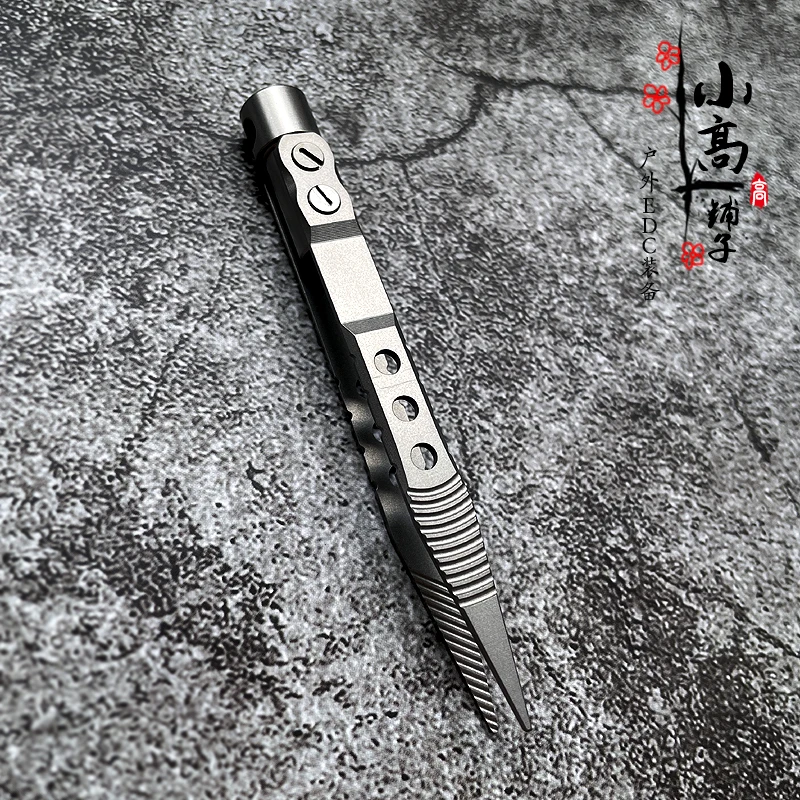 EDC-Portable-Titanium-Alloy-Tweezers-Outdoor-Survival-Camping-Travel ...