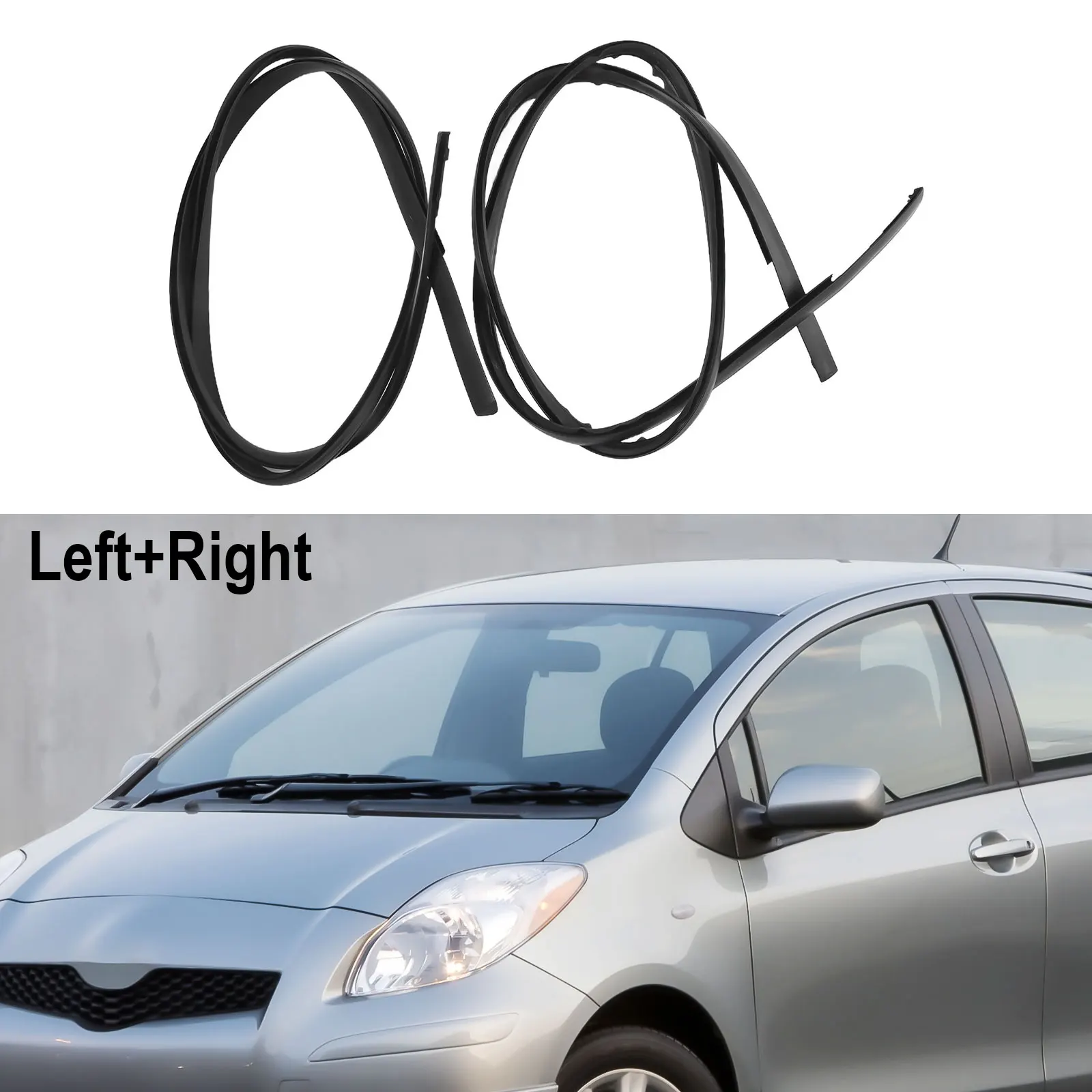 2pcs-Roof-Drip-Moulding-Side-Finish-Strip-7555152130-For-Toyota-For ...
