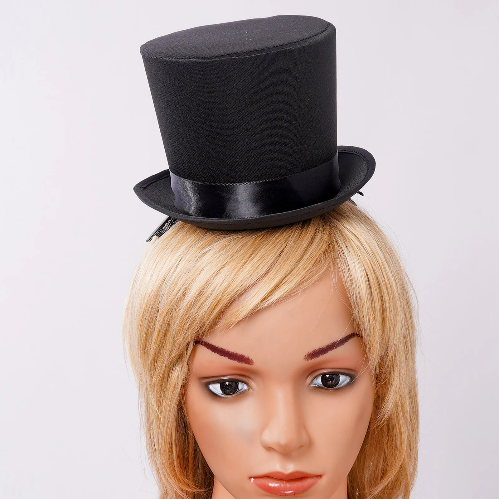 Black-Top-Hat-Magician-Performed-Hat-Hair-Hoop-Hairpin-Banquet-Ball ...