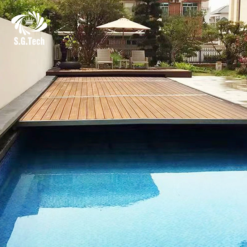 2025 Hot ing High Quality Auto Sliding Pool Cover Smooth Water Crown ...