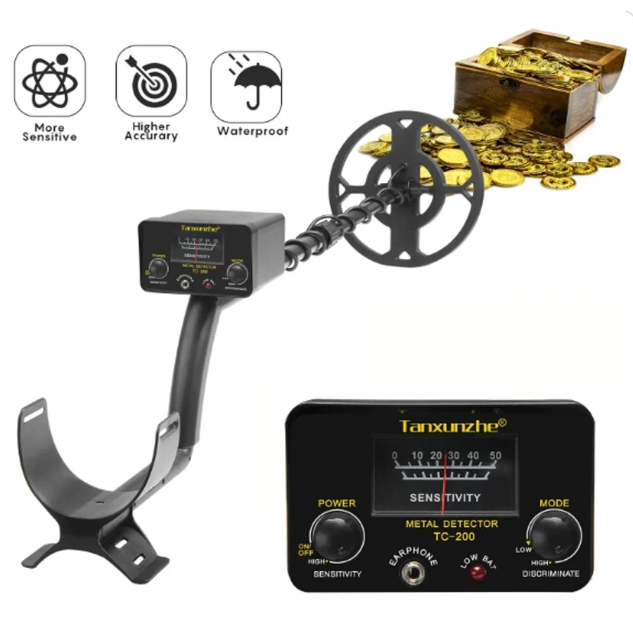 Tanxunzhe-TC-200-Outdoors-Metal-Detector-Underground-Wire-Iron-Metal ...