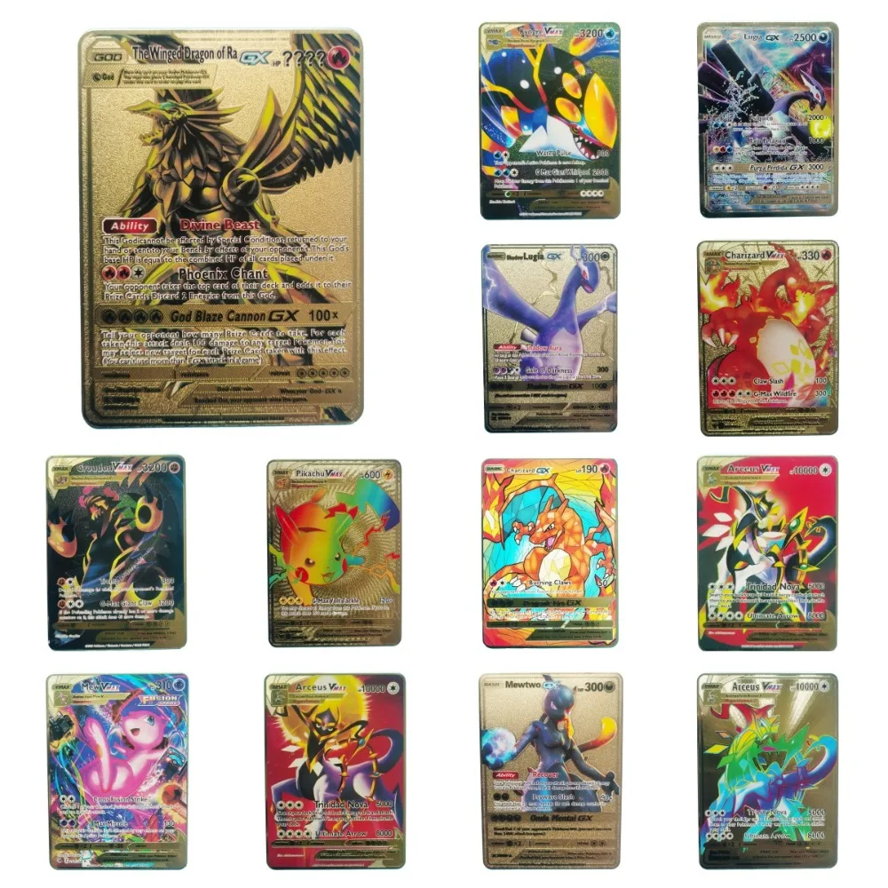 20-Style-New-Pokemon-Cards-Gold-Metal-Pokemon-Cards-English-Hard-Iron ...