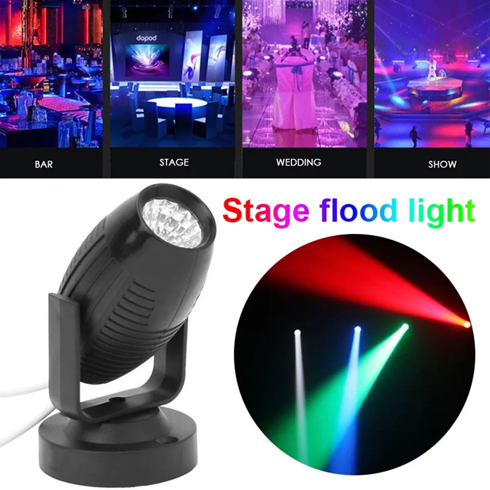 Stage Light RGB LED DJ Disco Party Lights Patterns Star Laser Projector ...