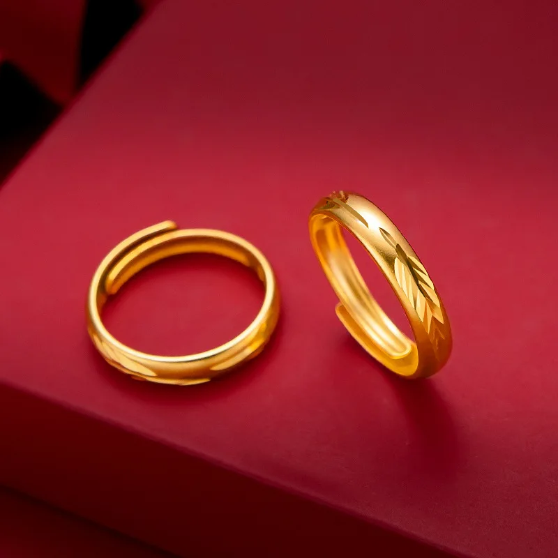 Genuine-Vietnamese-hard-gold-ring-for-men-and-women-couples-ancient-law ...