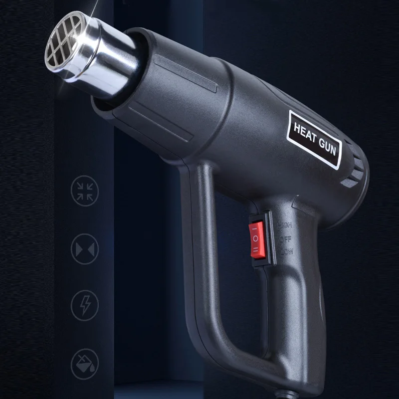 2000W Heat Gun Thermal Blower Hot Air Gun Air Dryer 60℃ 600℃ Film ...