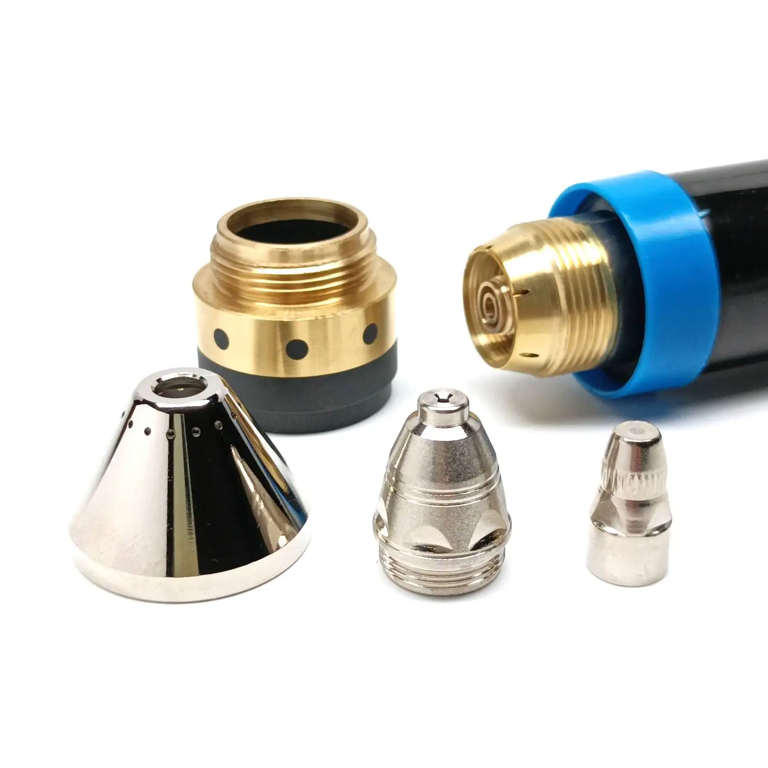 Frissített P80 P-80 Egyenes Cnc Plazmavágó Fáklya Fúvóka Tip Elektróda ...