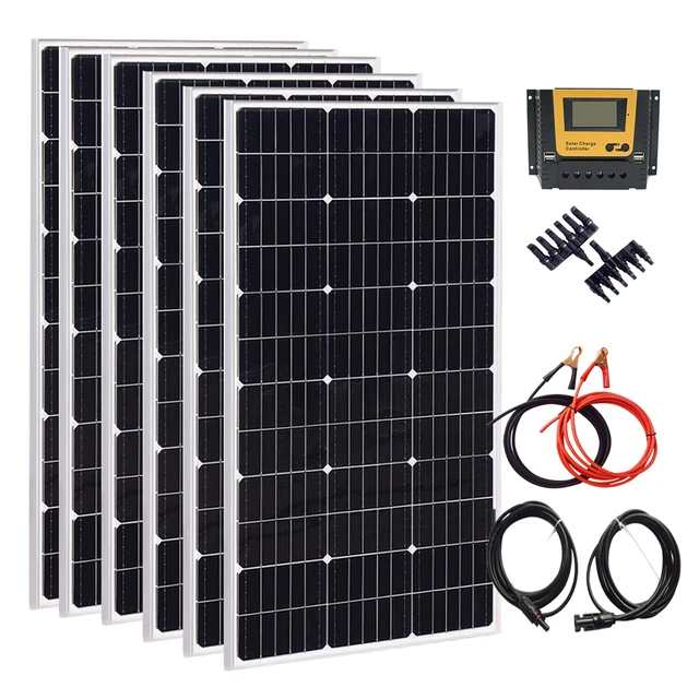 BOGUANG Solar Panel Solar kit 100W 400W 500W 600W 800W 1000W 12V OR 24V ...