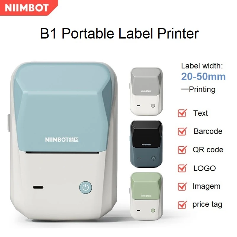 New-Niimbot-B1-Label-Maker-Mini-Printer-Thermal-Self-adhesive-Labels-Printer-Portable-Bluetooth ...