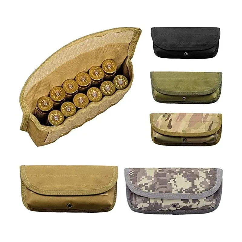 12 18 Round Tactical Shell Holder Ammo Bag Hunting Shooting Airsoft ...