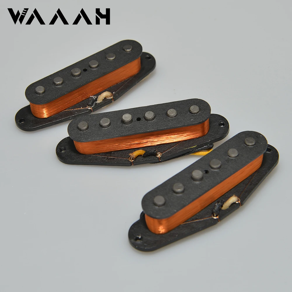 Alnico 5 Vintage Staggered Stratstyle Electric Guitar Pickup Handmade ...