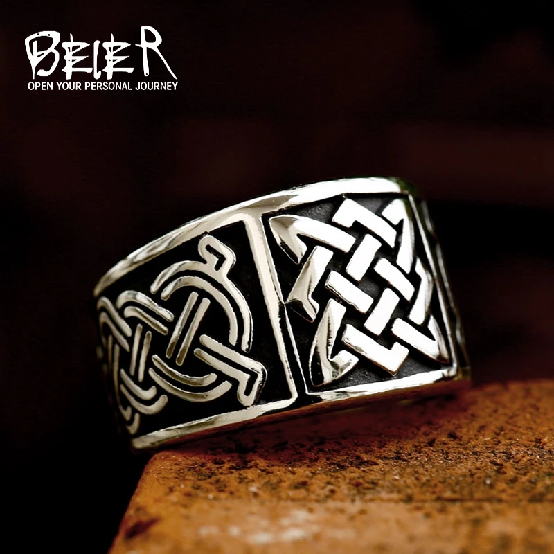 BEIER-2023-New-Fashion-Slavic-Star-Of-Russia-Ring-Svarog-Amulet-Ring ...
