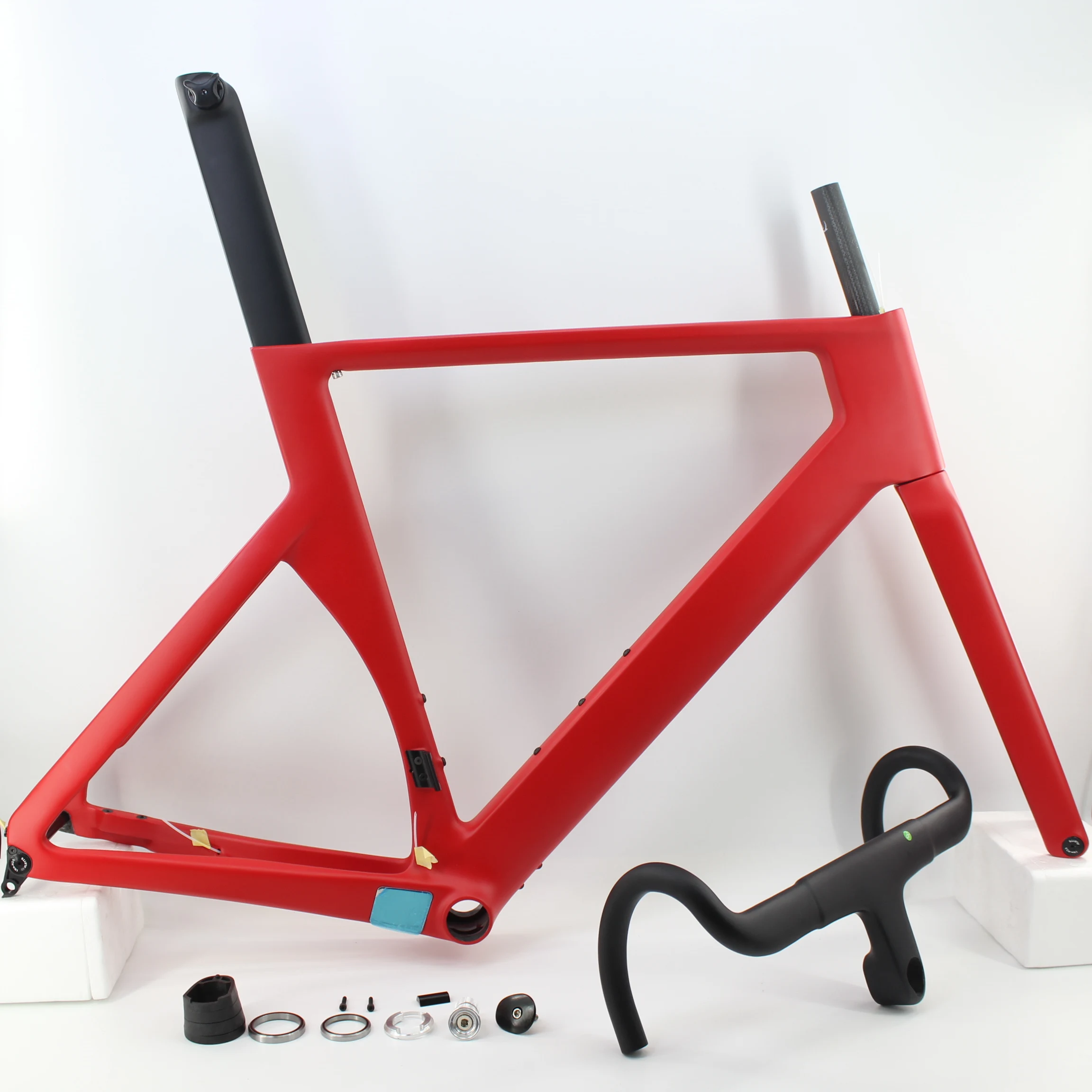 700C Fully hidden line Road Bike Full Carbon Fibre Thru Axle Disc Brake ...
