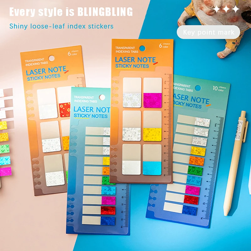 Glitter-Flipchart-Index-Tabs-Stickers-Notebook-Markers-Stickers-Student ...