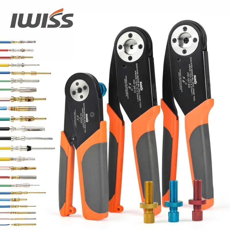 IWISS Deutsch Closed Barrel And Heavy Duty Connectors Crimping Tool HD ...