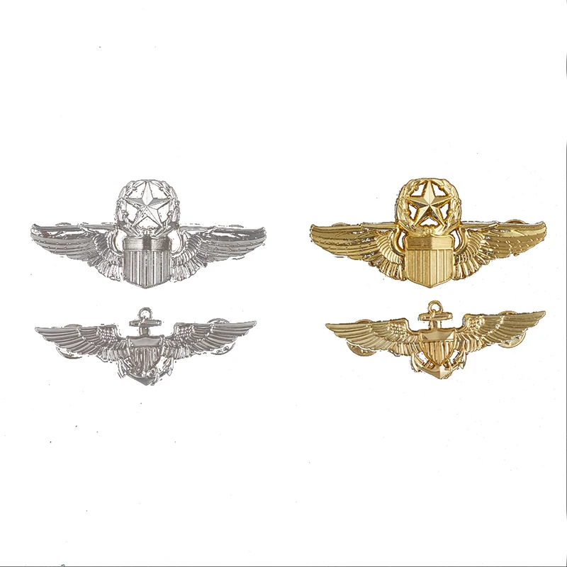 Us-Army-Wings-Military-Command-Master-Aviator-Metal-Wings-Badge-Wwii-Us ...