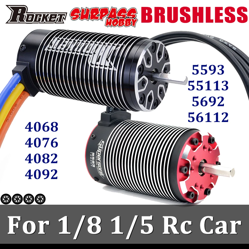 SURPASS-Moteur-Sans-Balais-tanche-pour-Voiture-Bateau-Camion-RC-Rocket ...