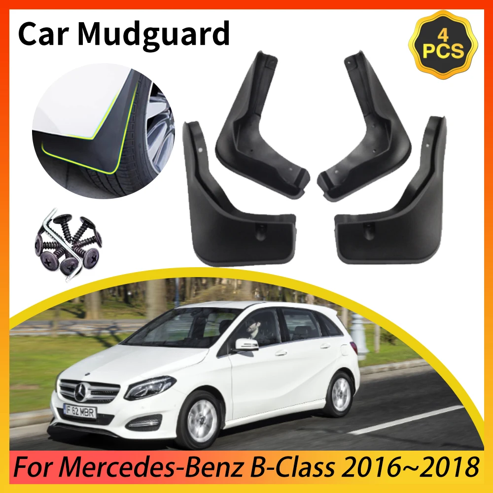 4PCS-Car-Mudguards-for-Mercedes-Benz-B-Class-W246-B-2016-2017-2018 ...