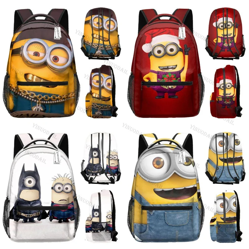 Evil-Yellow-Schoolbags-Despicable-Me-Theme-Backpack-Mochila-De-Viaje ...