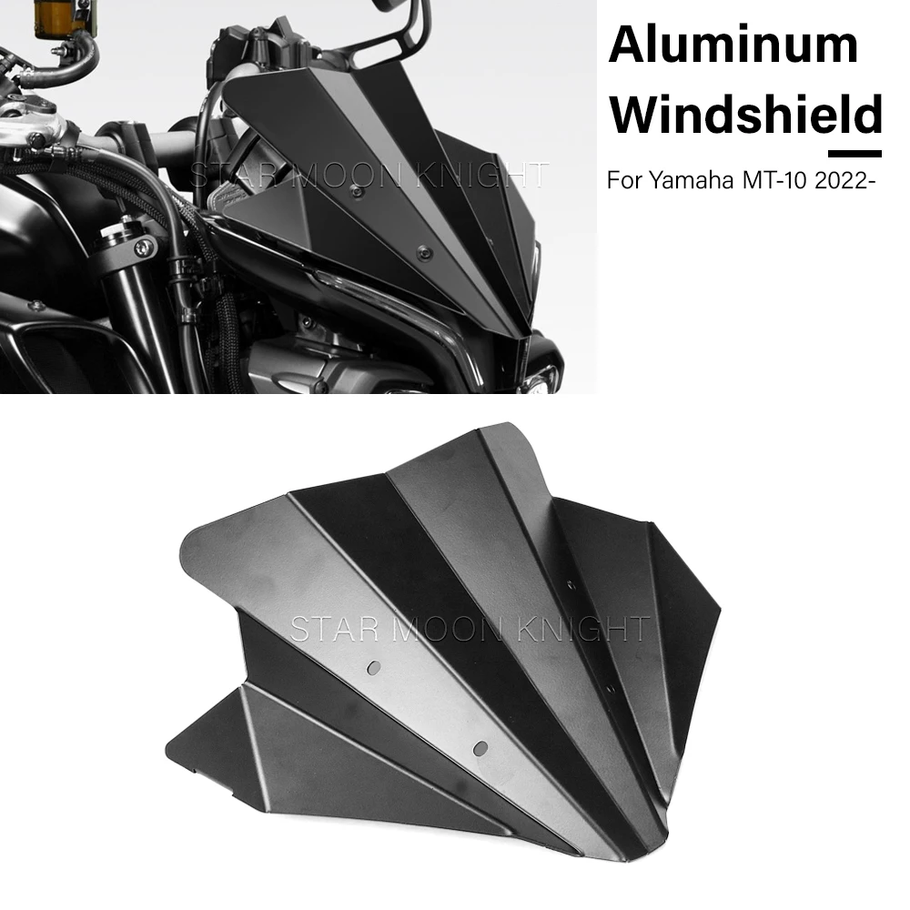 For-Yamaha-MT-10-MT-10-MT10-2022-Stealth-Windshield-Fairing-Wind-screen ...