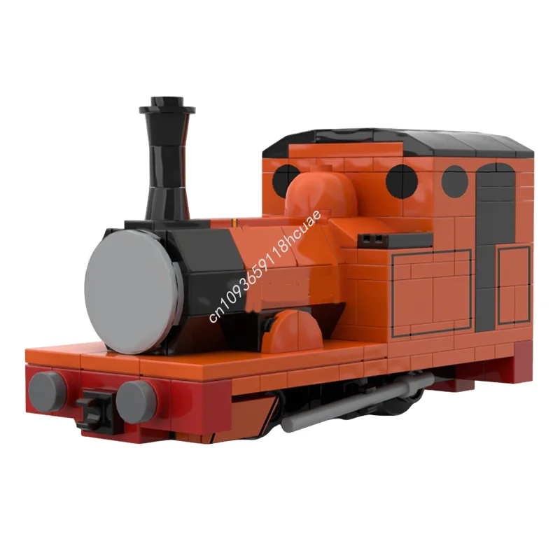 206pcs MOC Train Rheneas Narrow Gauge Model Building Blocks ...