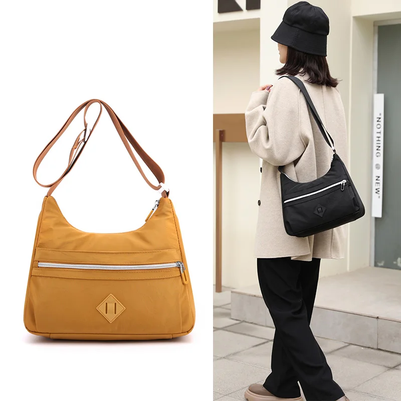 2024-New-Women-Light-Shoulder-Bag-Waterproof-Nylon-Handbags-Ladies ...