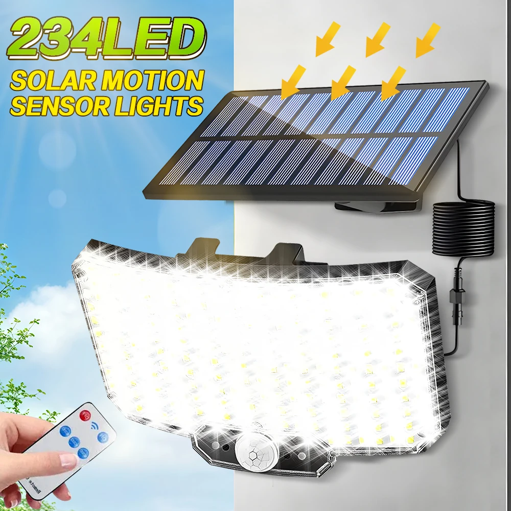 Solar Lights for Outside, Solar Light Outdoor with Motion Sensor ...