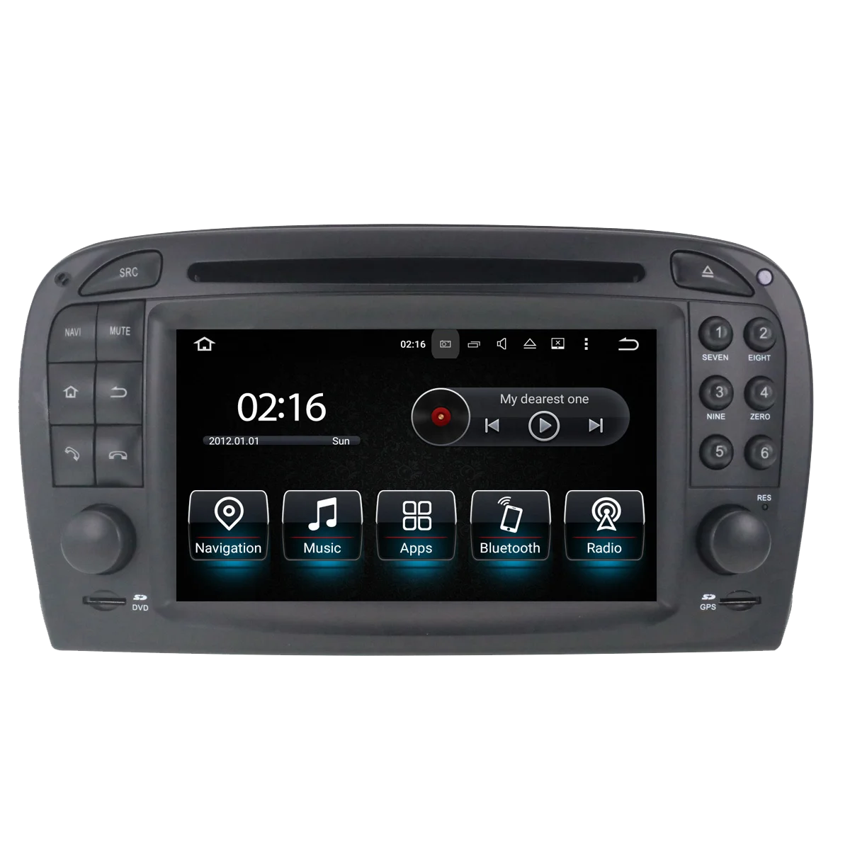 Car Radio for Mercedes SL R230 SL350 SL500 SL55 SL600 SL65 2001-2004 ...