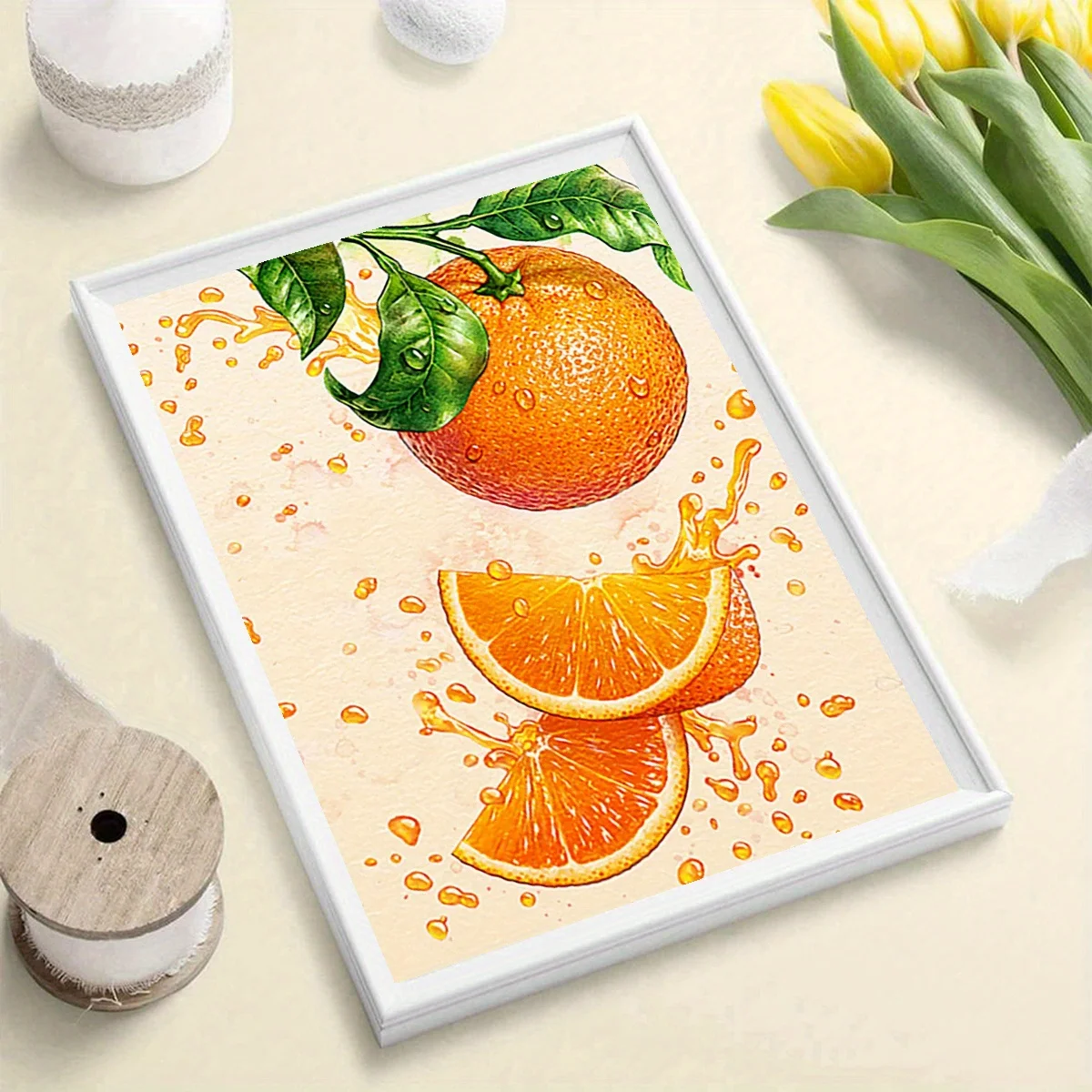 Orange-5D-Diamond-Painting-Fruit-Diamond-Embroidery-DIY-Full-Drill ...