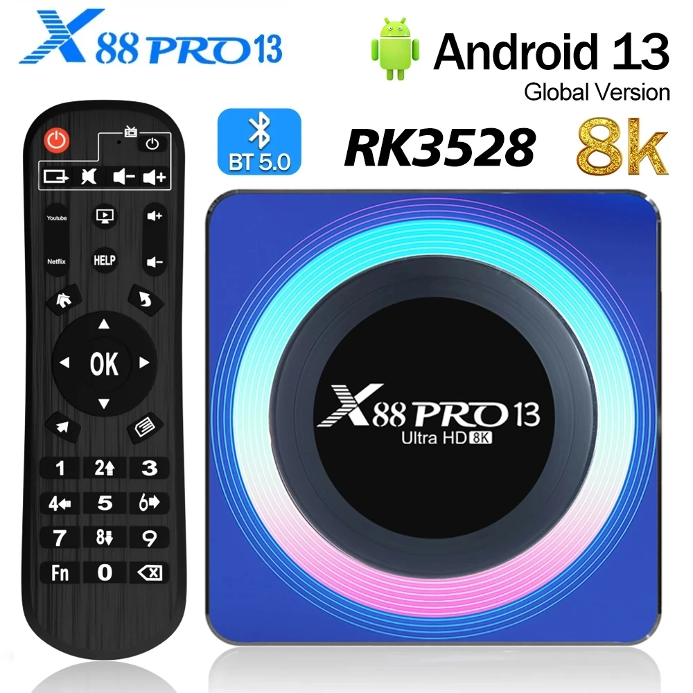 Dispositivo-de-TV-inteligente-X88-Pro-13-decodificador-con-RK3528 ...