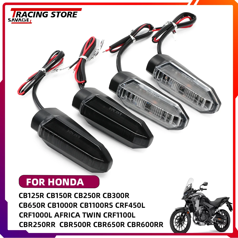 LED Turn Signal Light Indicator For HONDA CRF1000L CRF1100L CBR250RR ...