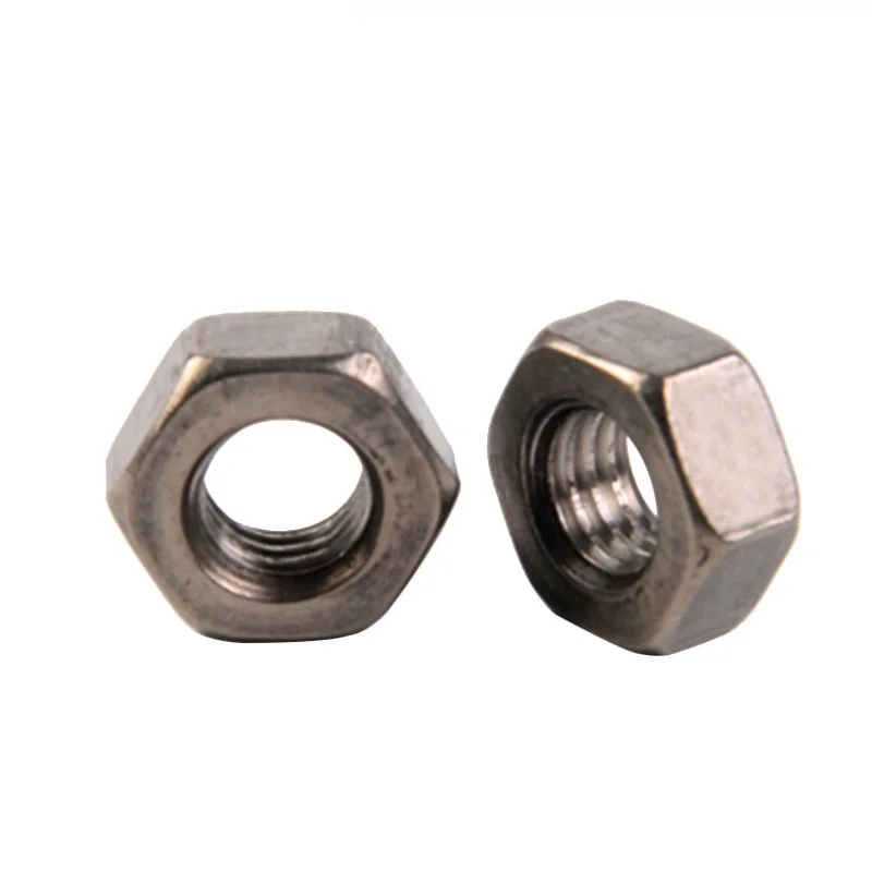 10pcs M1.6 M2 M2.5 M3 M4 M5 M6 M8 M10 M12 titanium hex nut - AliExpress 13