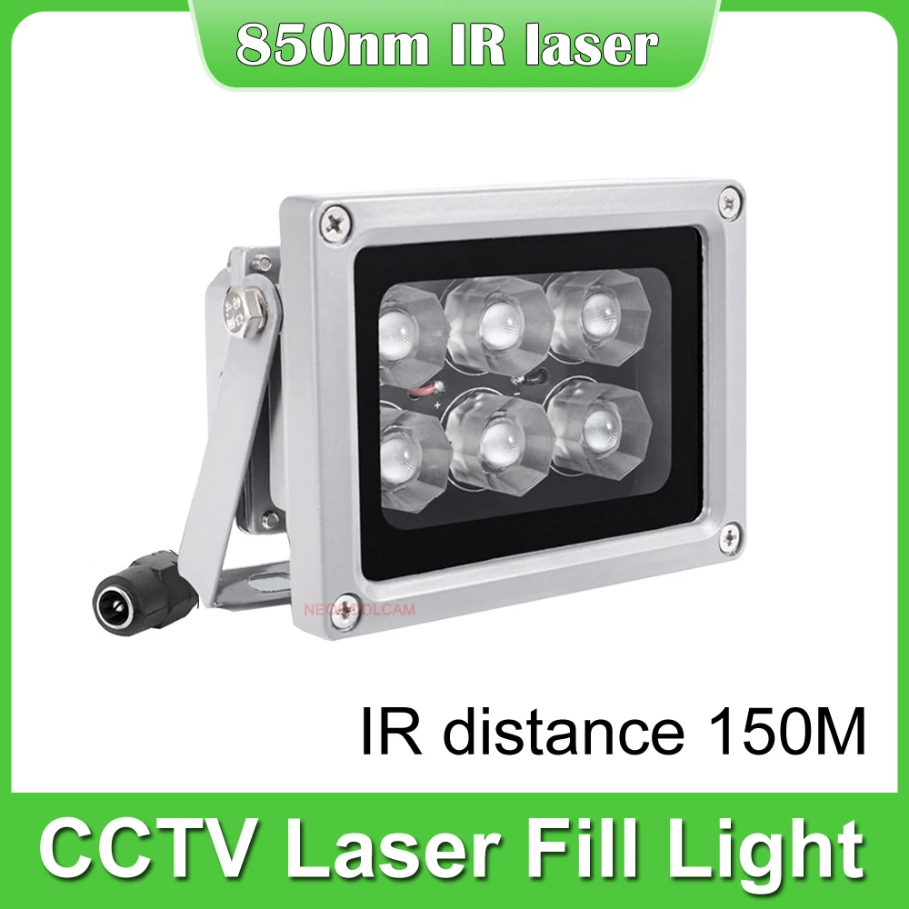 Dc12v 150m Ir Distance 6pcs Laser Array 850nm Ir Illuminator Infrared ...