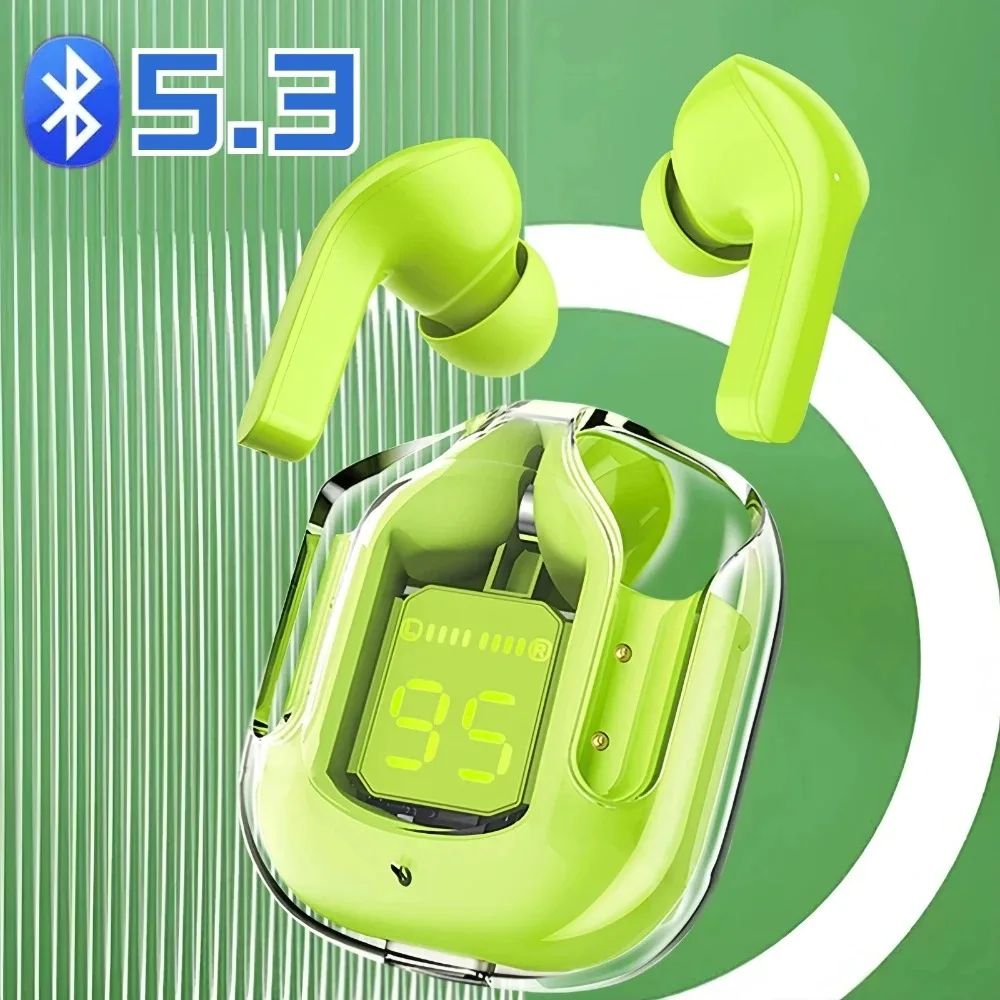 True-Wireless-Bluetooth-5-3-Transparent-Headset-with-LED-Digital ...