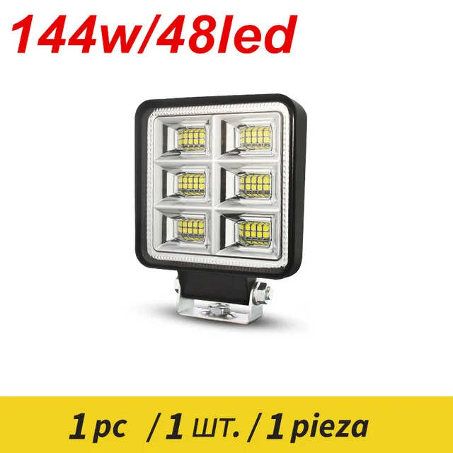 Truck Led Light Round 12v 24v For Tractor Auto Car Vehicle 4x4 Off Road ...