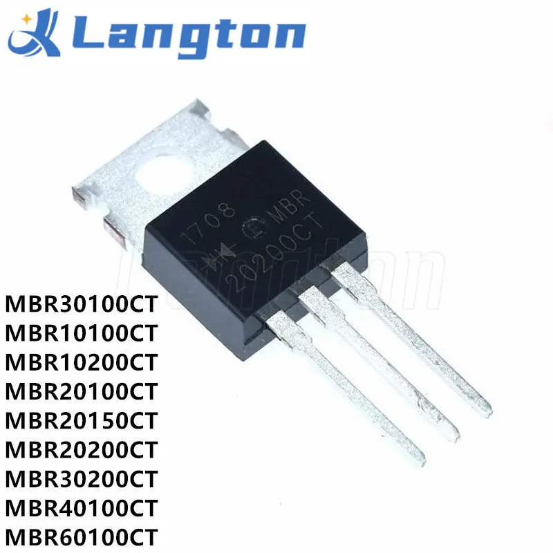 5pcs-MBR30100-TO220-MBR30100CT-TO-220-MBR10100CT-MBR10200CT-MBR20100CT ...